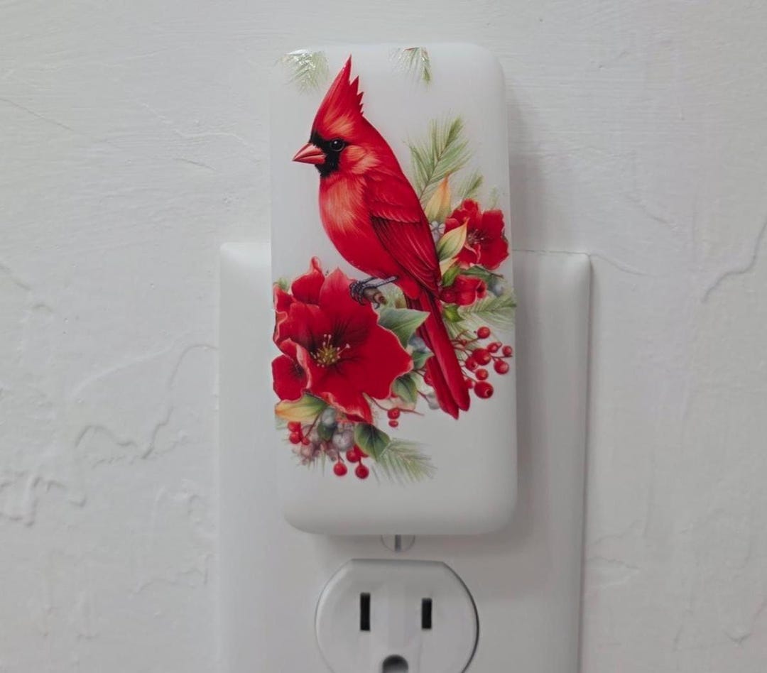 Petite Cardinal Night Light, Automatic Dusk-to-dawn Accent Light ...