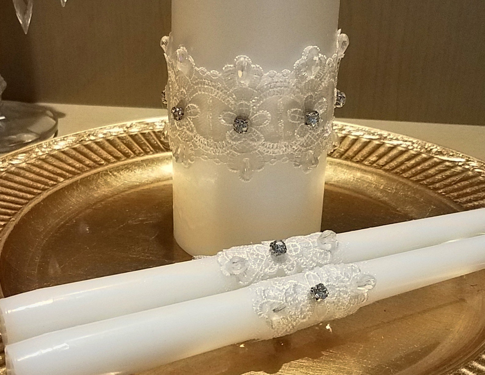 Unity Candles 3 Piece Set - Etsy