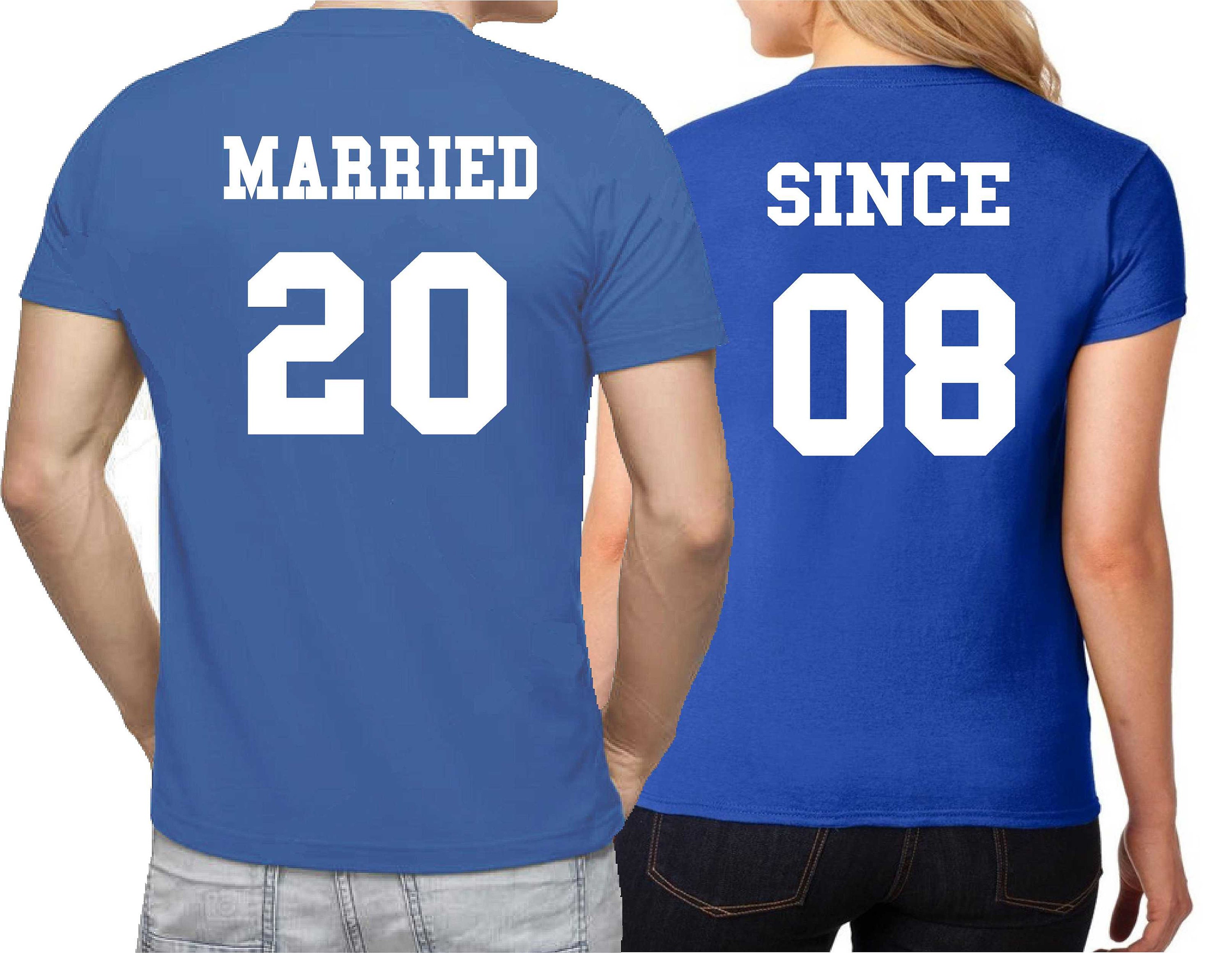 Anniversary Couples Married Since Personalized Shirts Parents - Etsy España