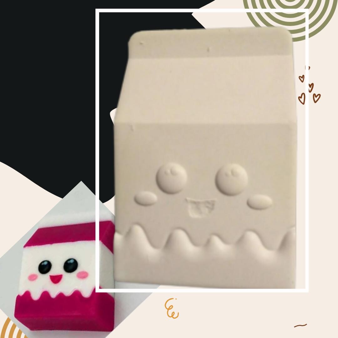 Ready to Paint, Plaster Milk, Milk Carton, School Milk, DIY Plaster ...