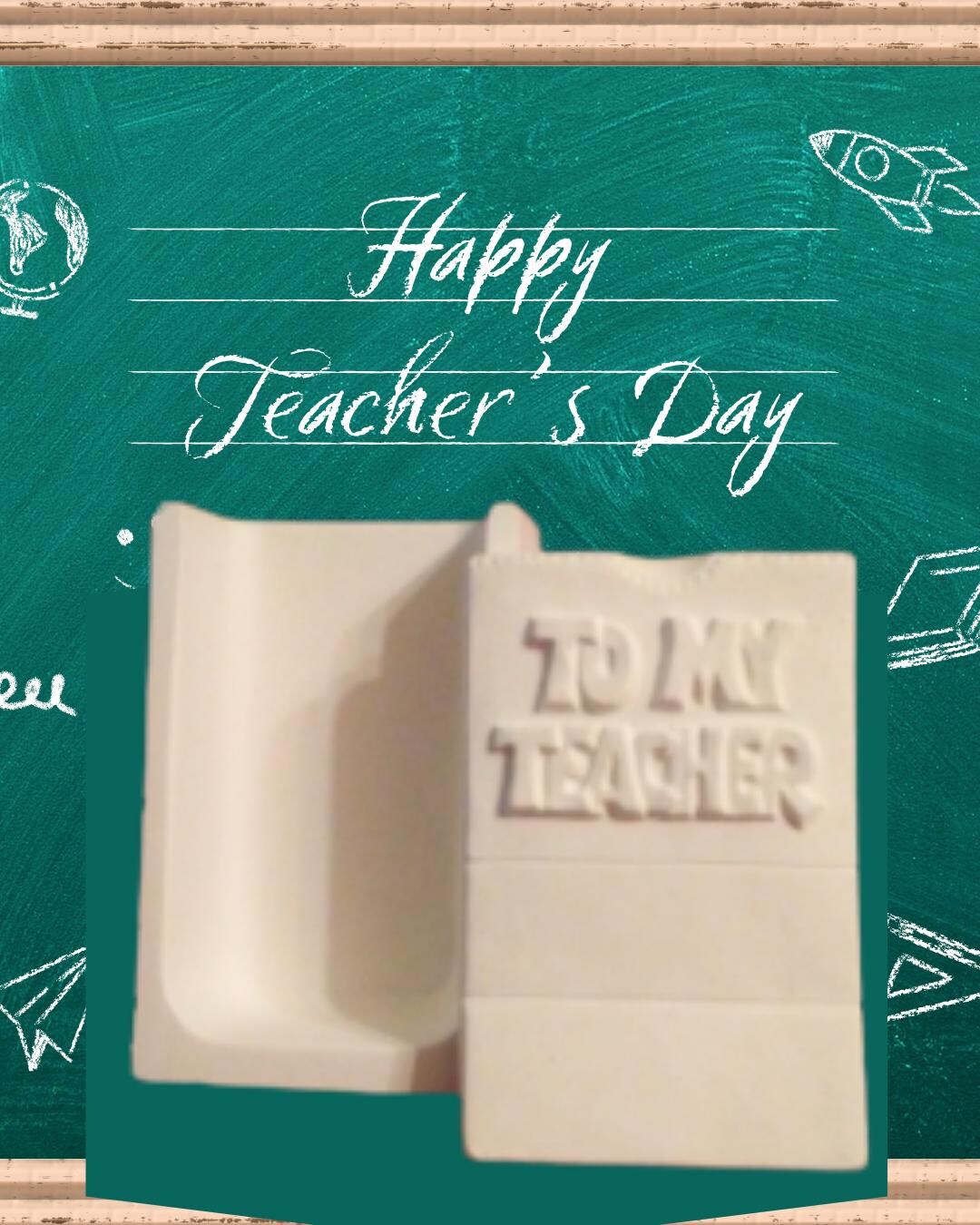 Ready to Paint, Teacher Gift Box, Plastercraft, DIY Chalkware, Kids ...