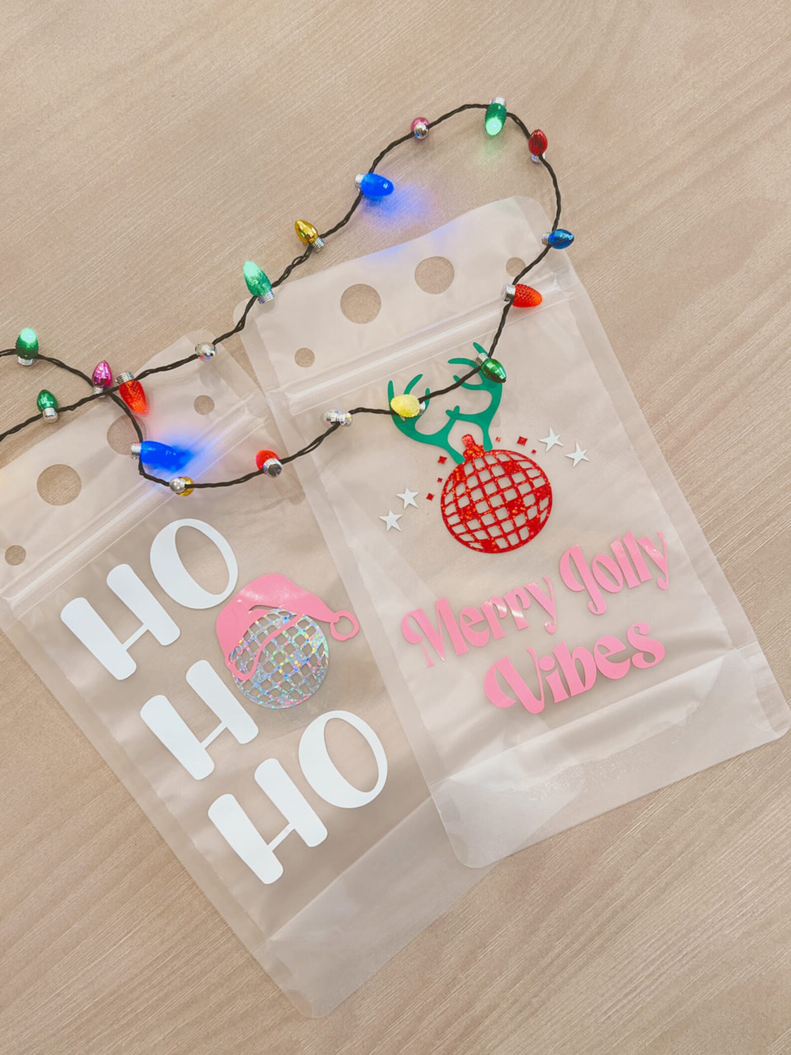 Personalized Christmas Drink Pouches Adult Drink Pouch - Etsy
