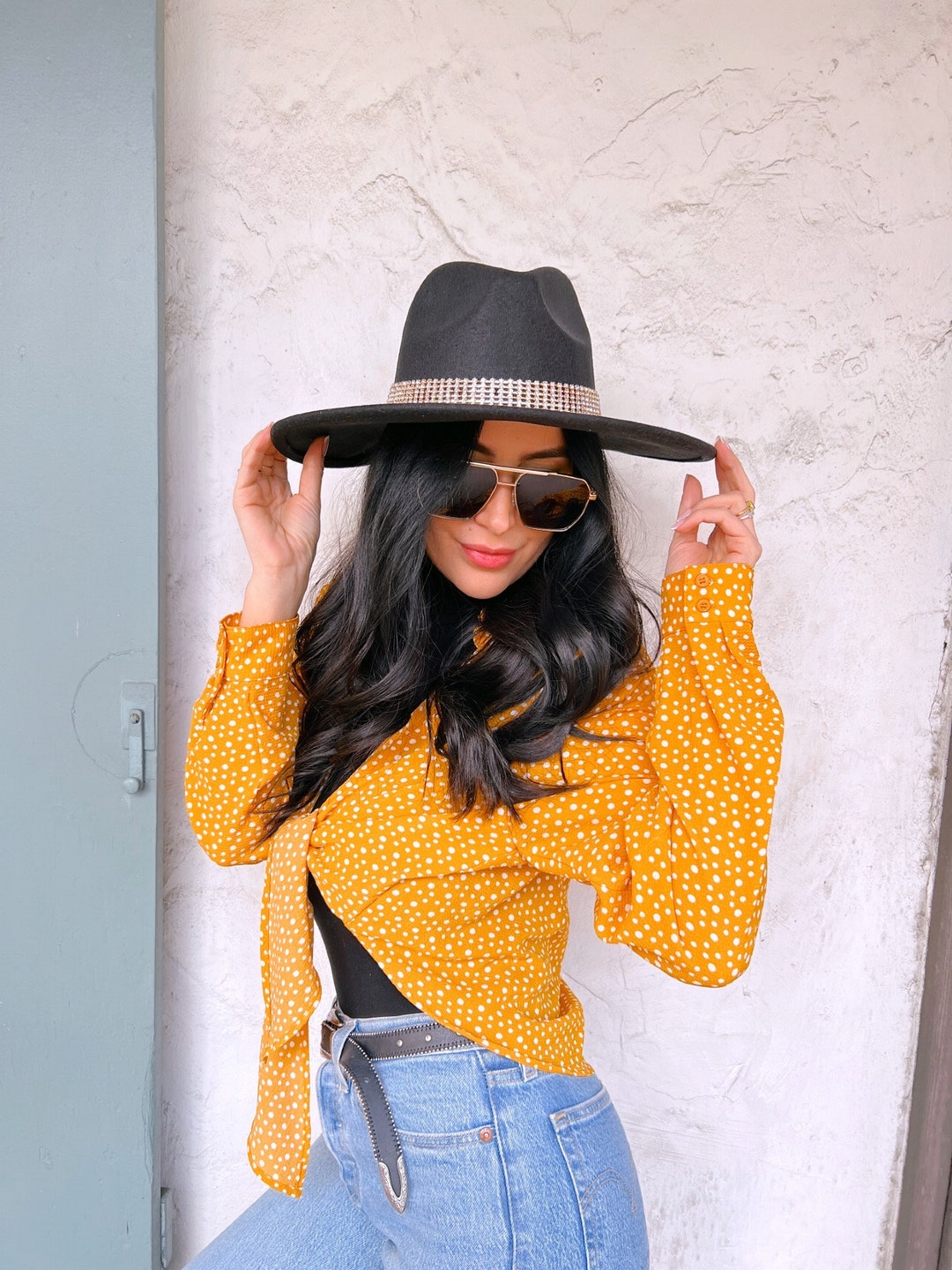 Black Chic Fedora Hat, Bride Fedora Hat, Boho Hat, Bride Hat, Bridal Hat, Wedding Hat, Fedora ...