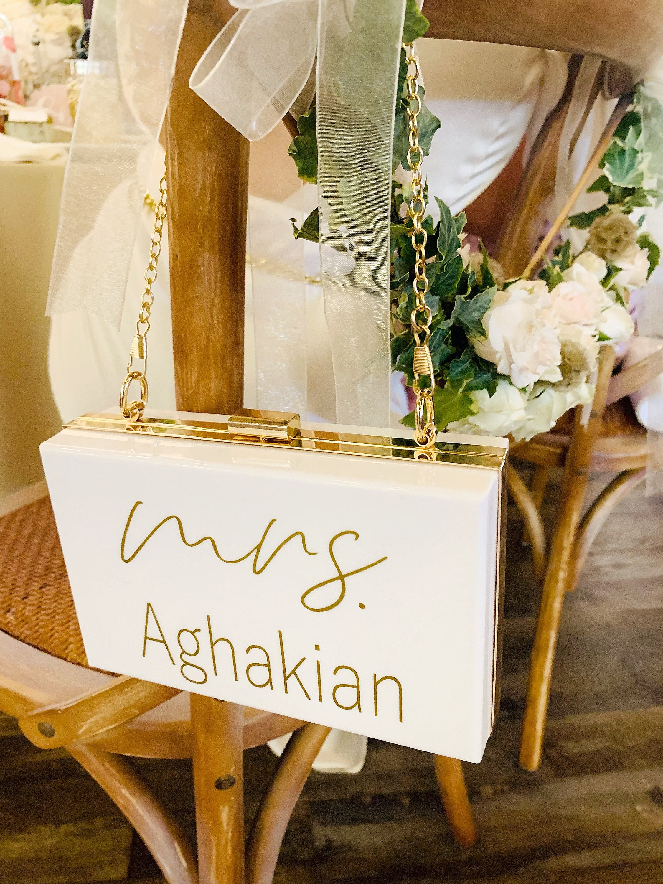 Mrs. Purse Bride Clutch Purse para boda Clutch nupcial Regalo - Etsy España