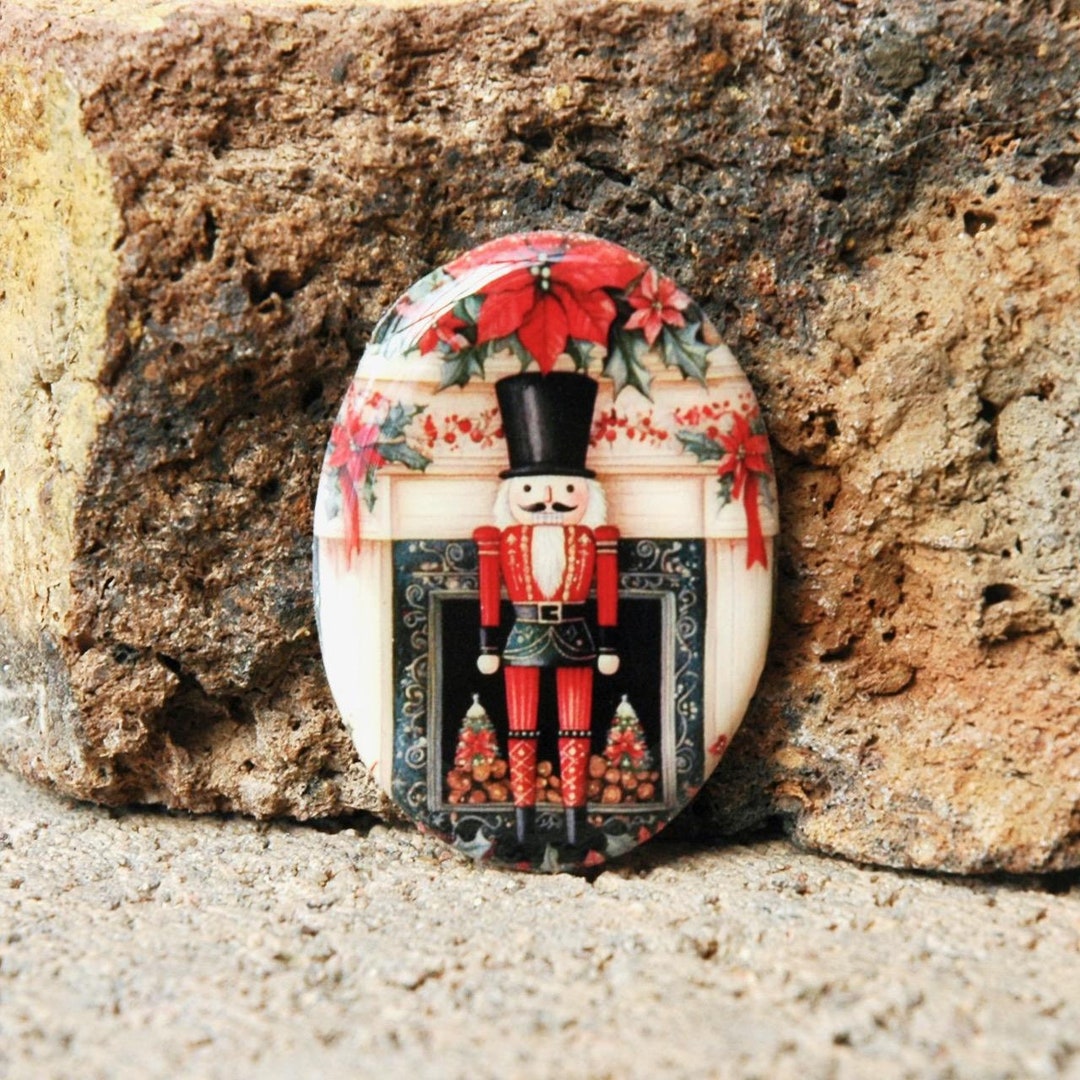 Nutcracker Polymer Clay and Resin Image Transfer Cabochon Cabochon for ...