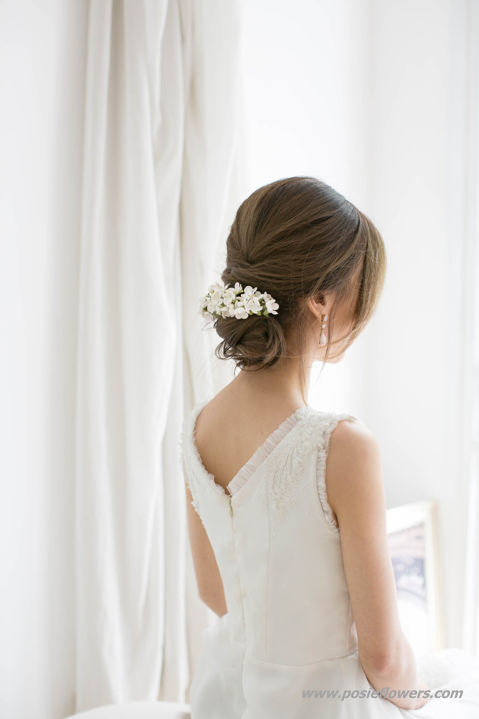 Paper Flower Hair Comb Hair Floral Comb Wedding Hair Comb - Etsy