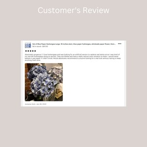 Set of 6 Stems of HYDRANGEA, Flower Arrangement, Centerpiece Decoration ...