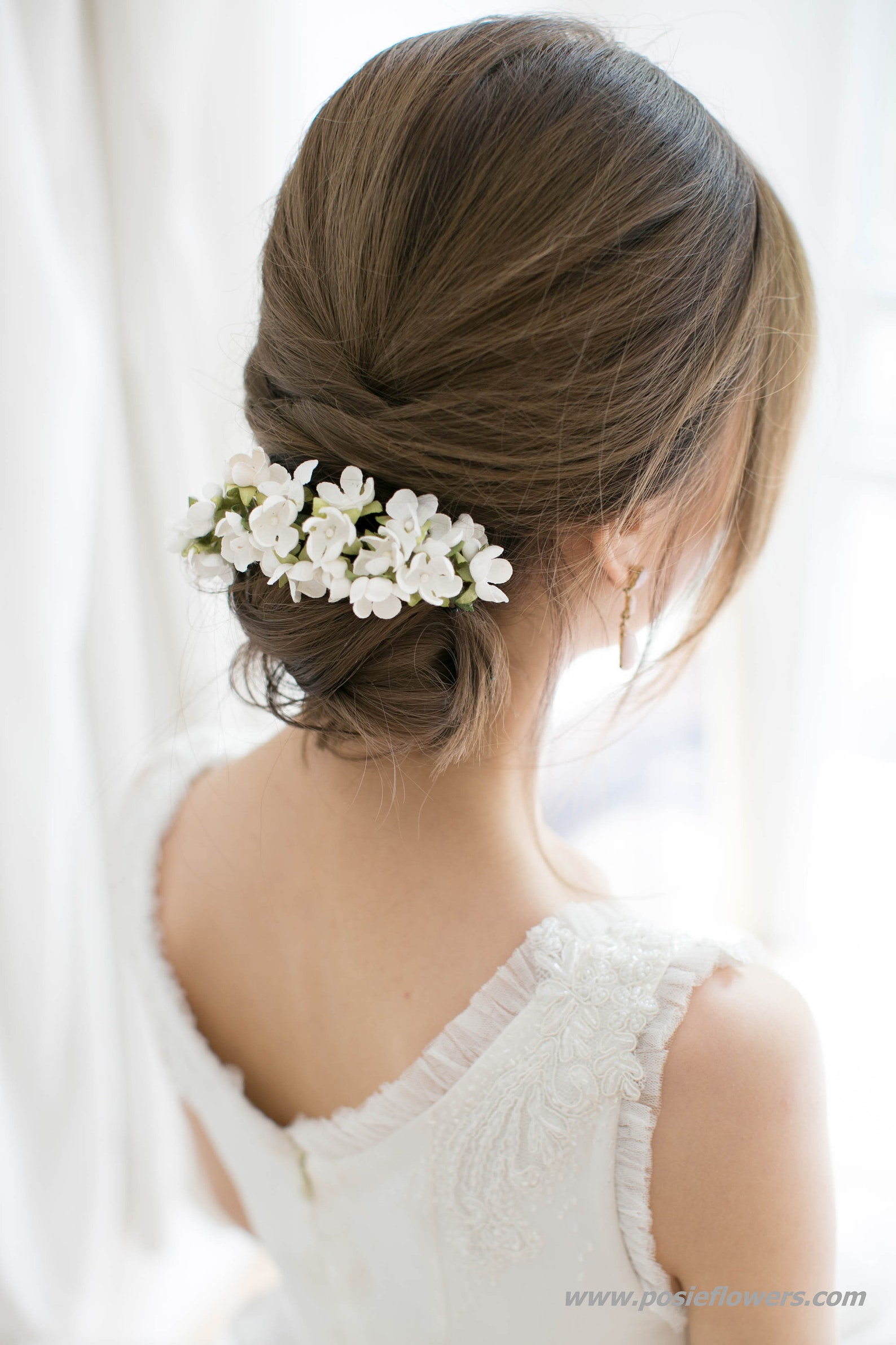 Paper Flower Hair Comb Hair Floral Comb Wedding Hair Comb - Etsy