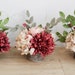 Listing for One, MAROON Paper Flowers Wedding Centerpiece Ready to Use ...