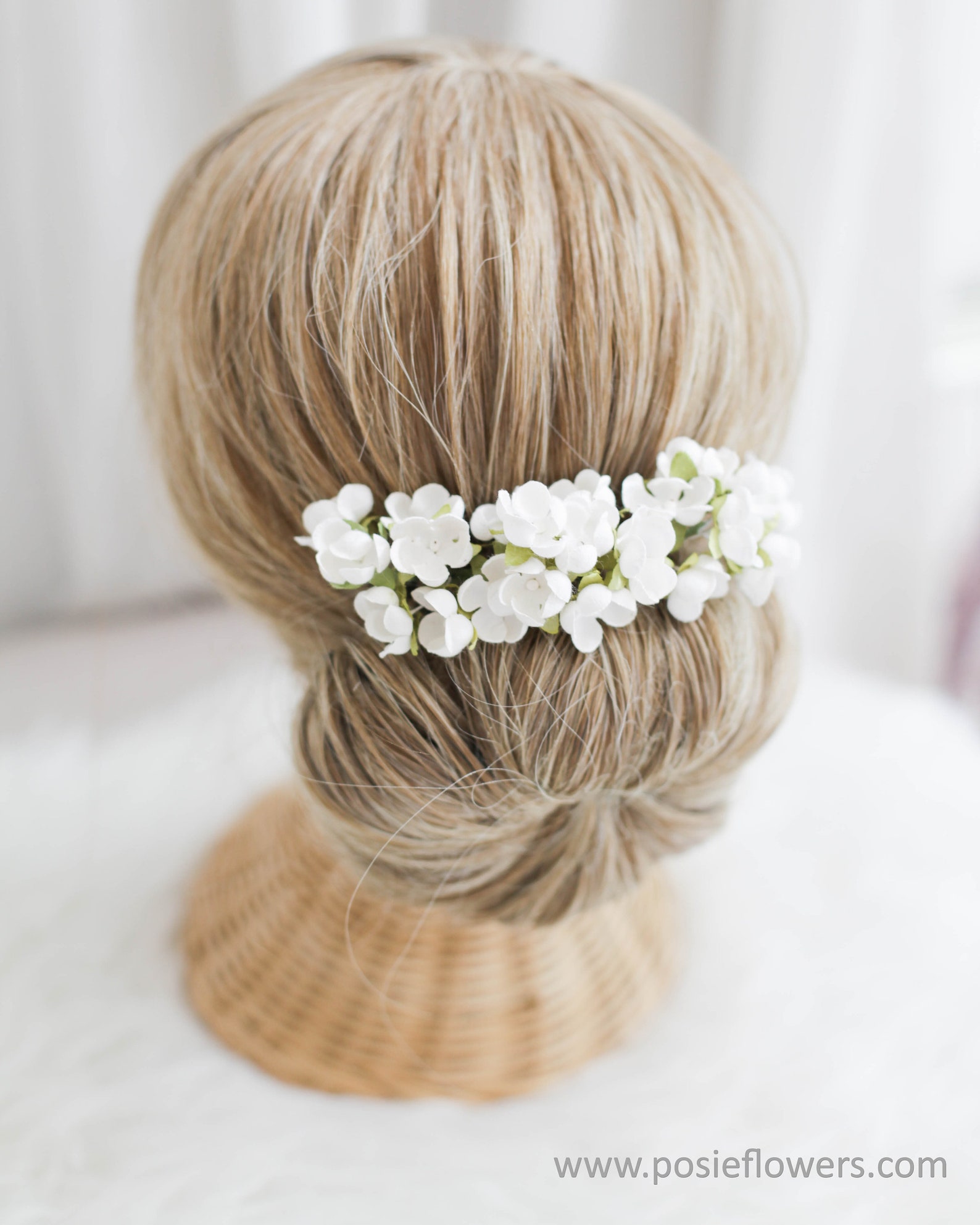 Paper Flower Hair Comb Hair Floral Comb Wedding Hair Comb - Etsy