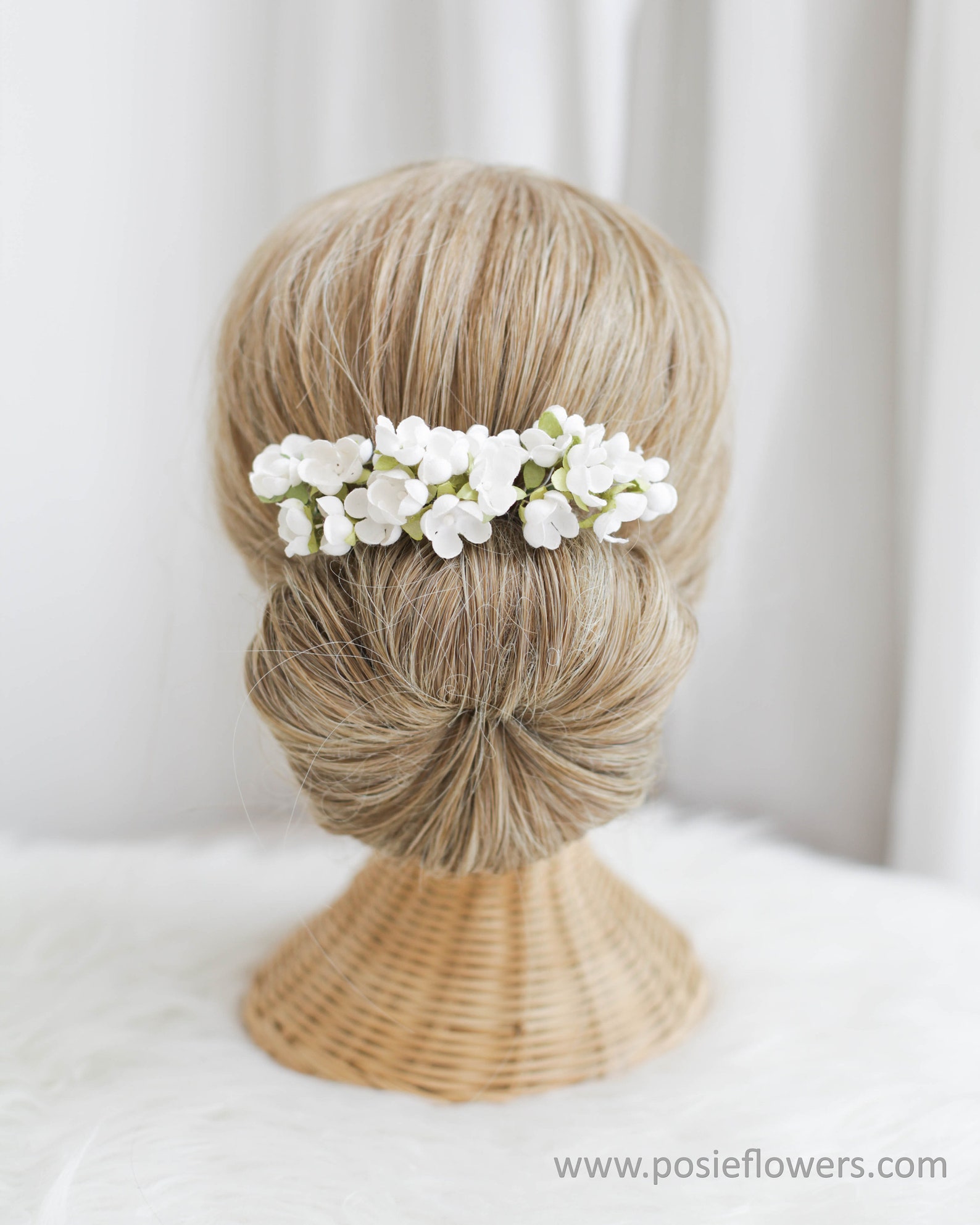 Paper Flower Hair Comb Hair Floral Comb Wedding Hair Comb - Etsy