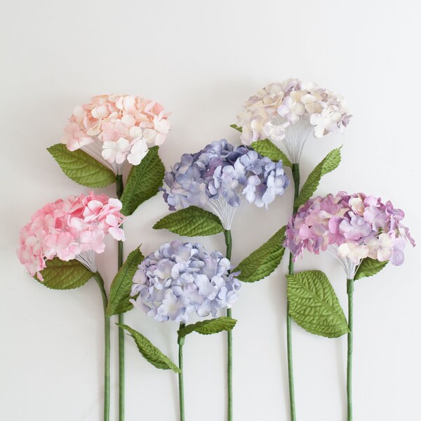 Paper Hydrangea - Etsy