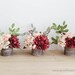 Listing for One, MAROON Paper Flowers Wedding Centerpiece Ready to Use ...