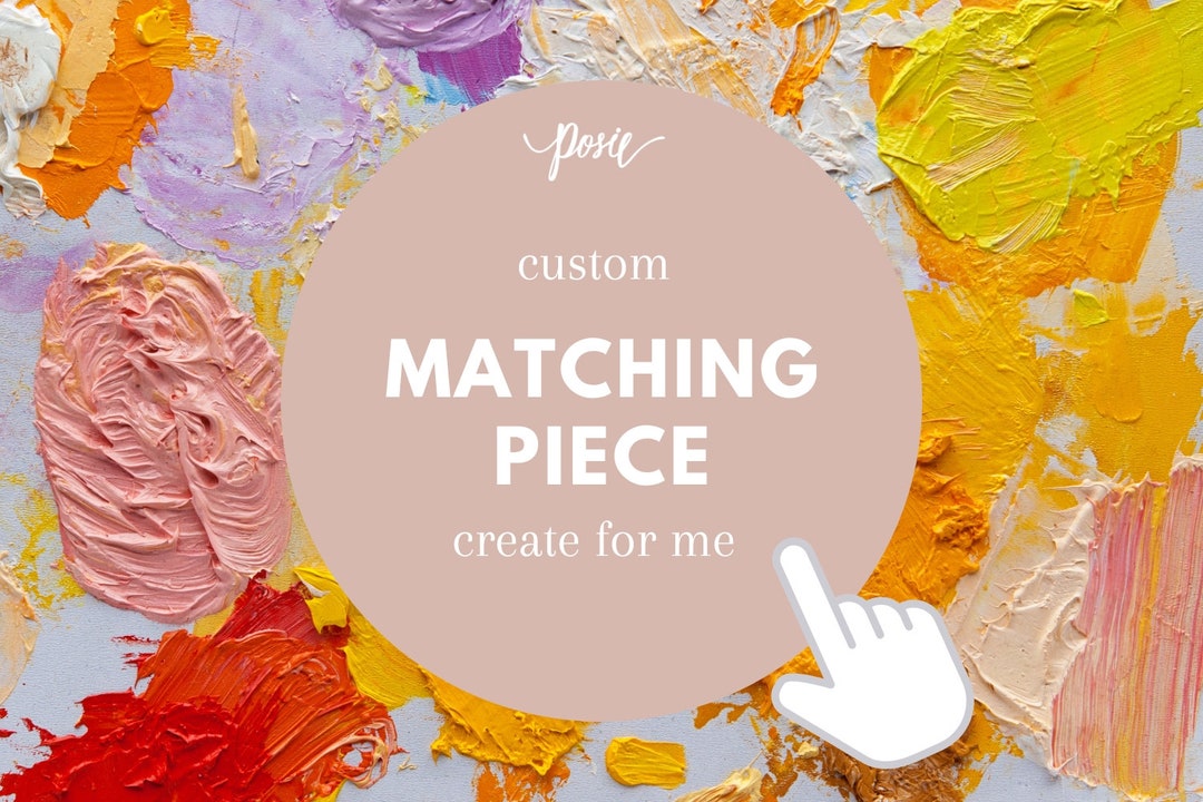 Custom Matching Piece Create for Me - Etsy