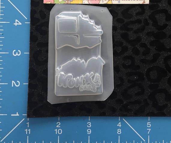 Wonka chocolate bar Mold | Etsy