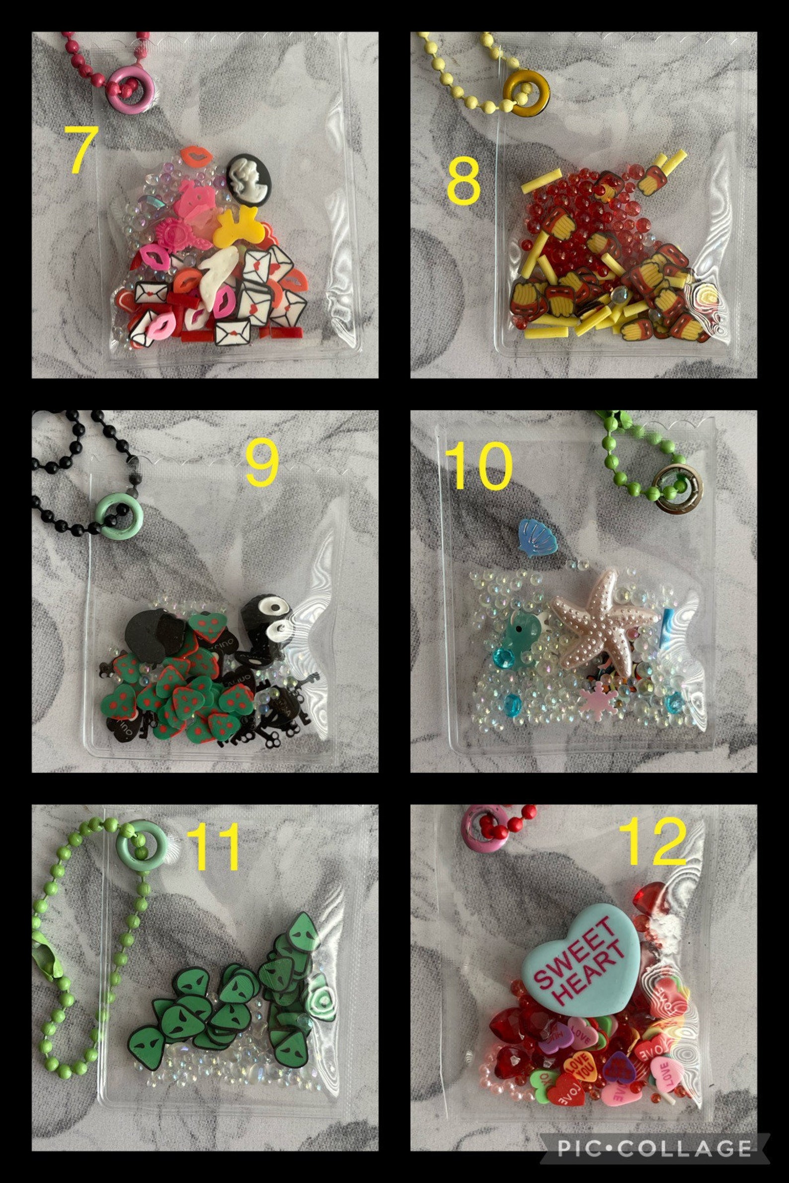 Shaker Key Chains - Etsy