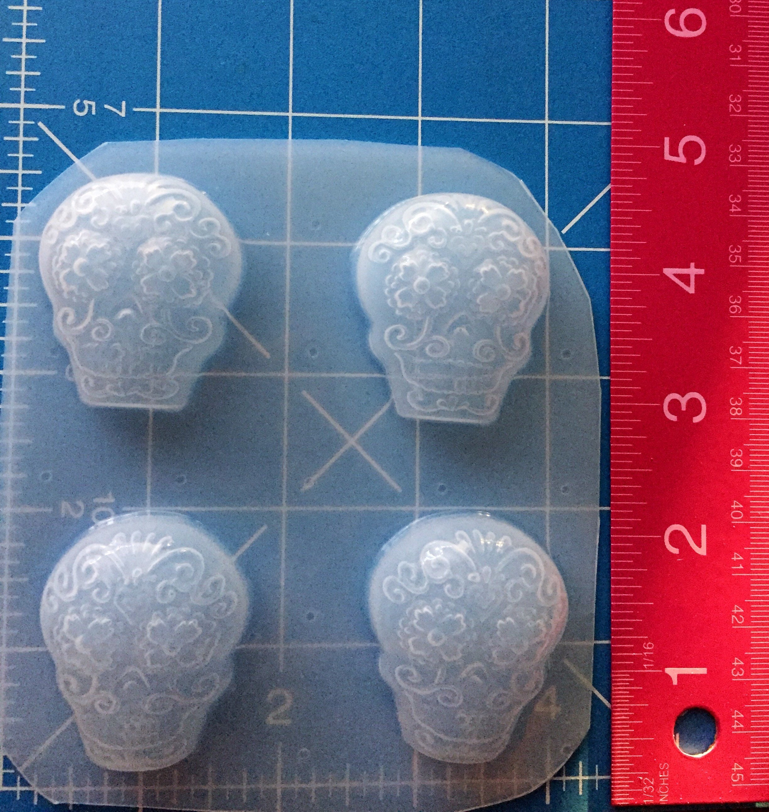 Puffy Sugar Skull Molds | Etsy