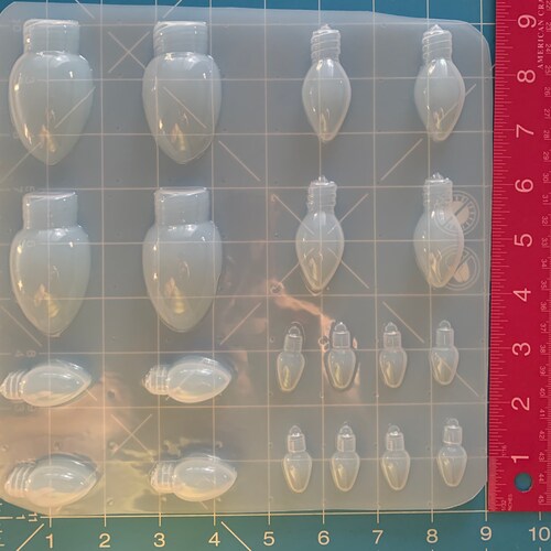 CHRISTMAS LIGHTS MOLD Light Bulb Mold Fondant Mold Silicone - Etsy
