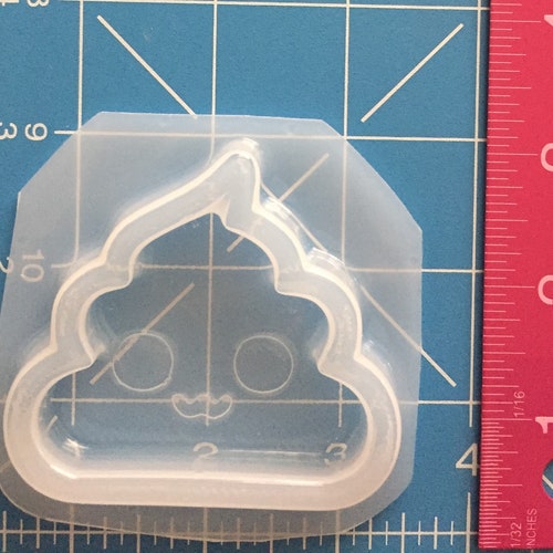 Poop Emoji Flexible Plastic Resin Chocolate Mold 1 Pc - Etsy