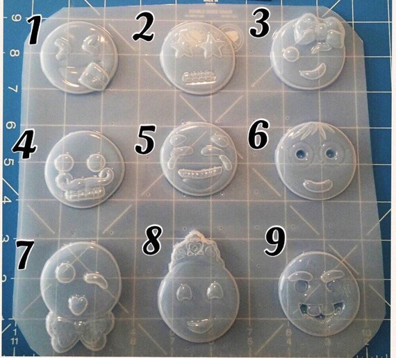Emoji Molds Style 2 - Etsy
