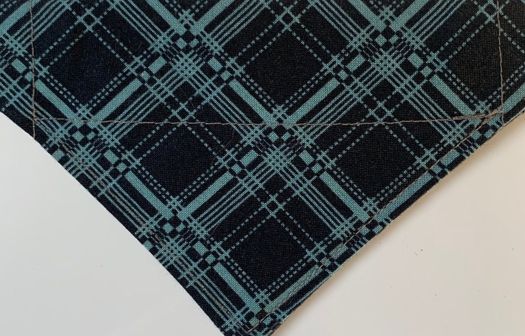 Navy Grid - Etsy