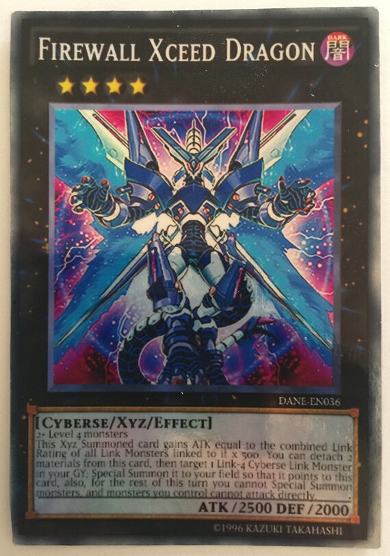 Yugioh OCG ONLY Card Lot of 1 Firewall Xceed Dragon V-RAINS | Etsy