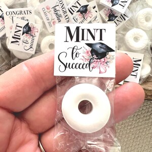 Graduation Party Mint Favors, MINT to Succeed, Personalized Mint Favors ...