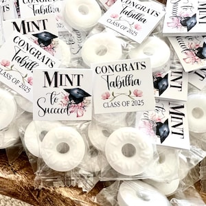Graduation Party Mint Favors, MINT to Succeed, Personalized Mint Favors ...