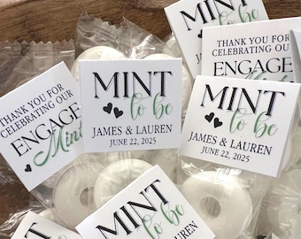 Wedding Mint to Be Favors - Engagement, Rehearsal Dinner, Bachelorette ...