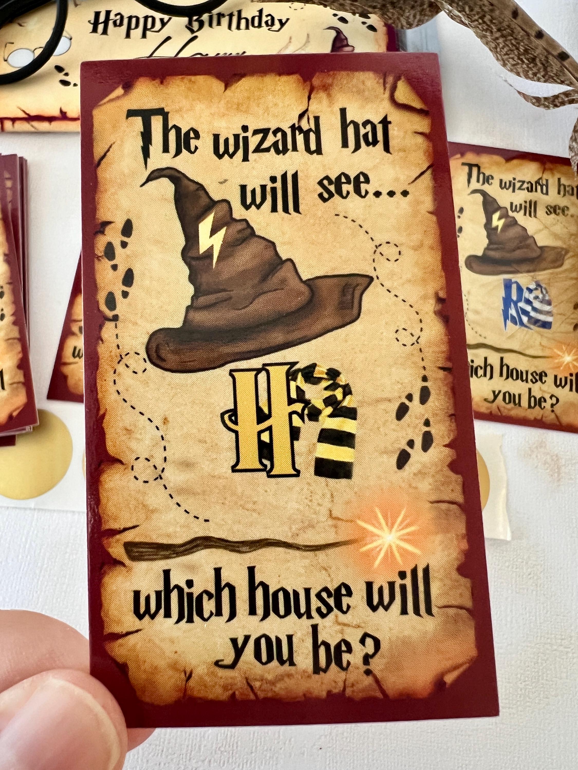 Wizard Scratch-off Game Cards, Bridal Shower Games, Birthday Party ...