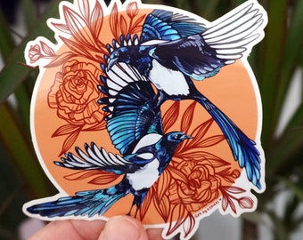 Magpie Sticker - Etsy