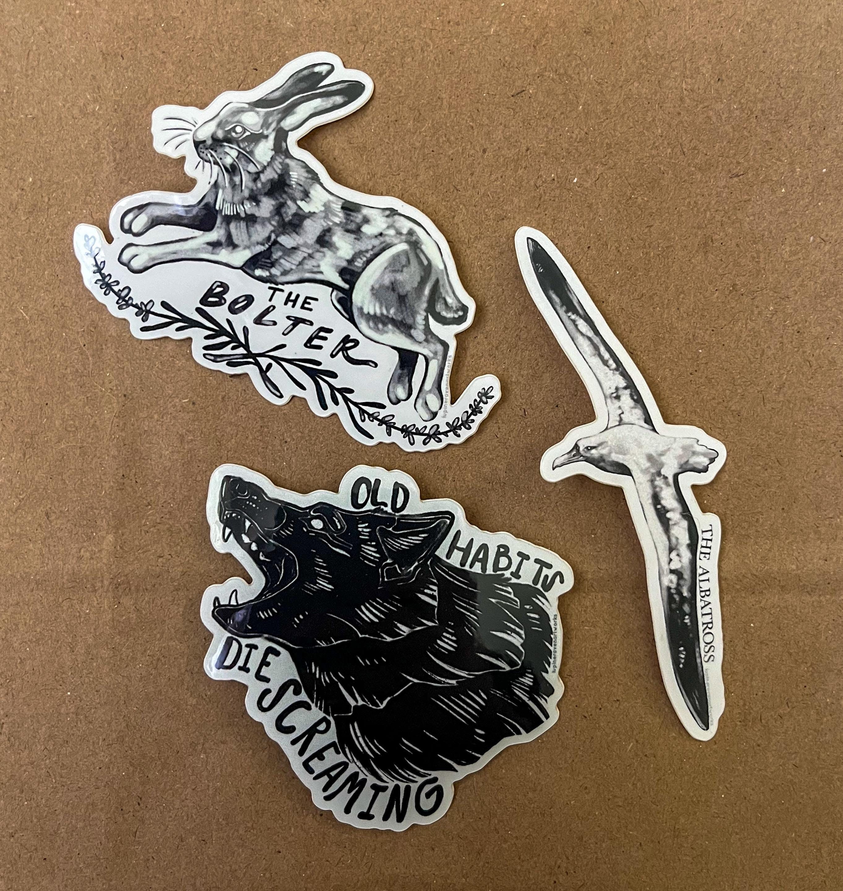 TTPD Sticker Set, TTPD Vinyl Sticker Set, the Tortured Poets Department ...