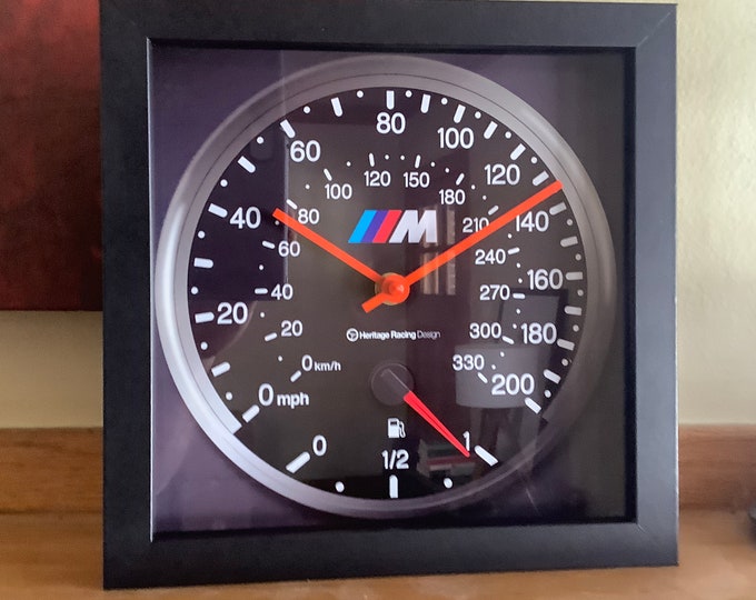 Vintage BMW E92 M3 Speedometer Wall/shelf Clock - Etsy