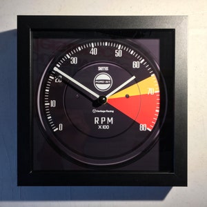 Vintage Ford GT40 Tachometer Wall/shelf Clock - Etsy