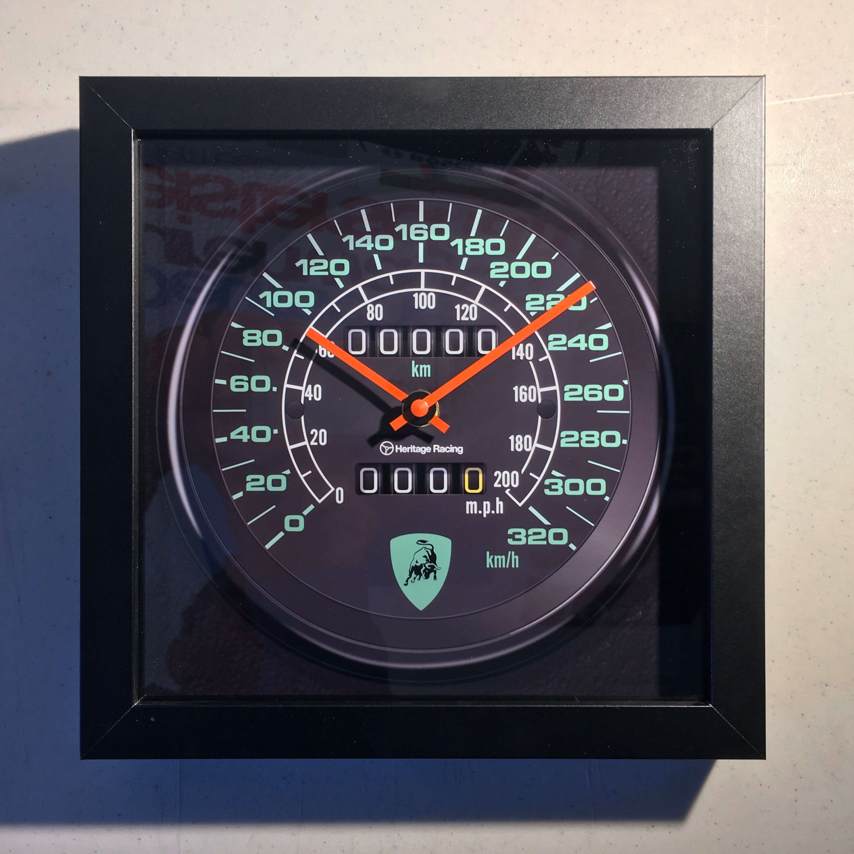 Wall Clocks Home Décor Classic Lamborghini Countach LP5000 QV ...