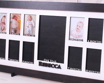 Wood First Year Frame - Etsy