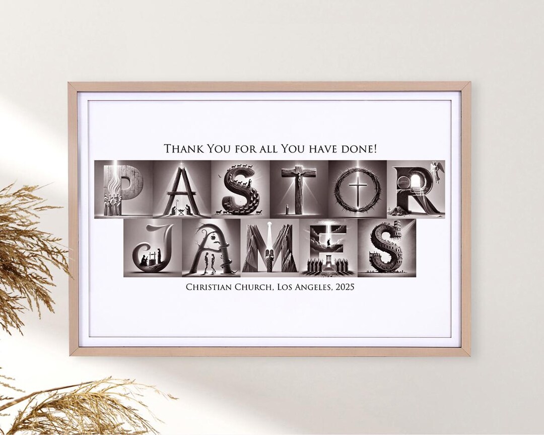Pastor Appreciation Gift, Christian Gift, Confirmation Sponsor Gift ...