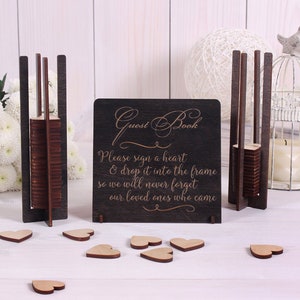 Drop Box Wedding Guestbook Family Initial Wedding Guest Book ...