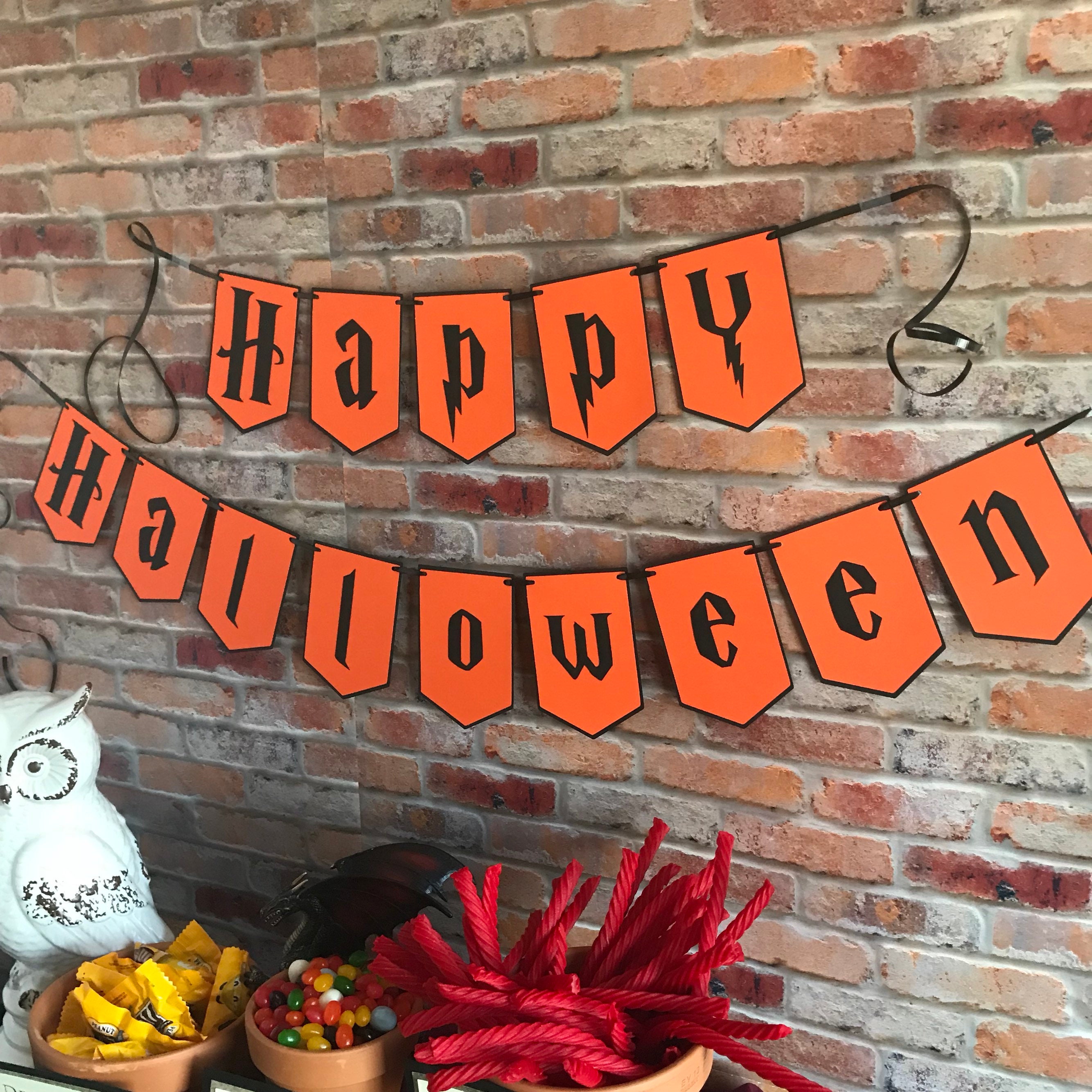 Happy Halloween Banner - Etsy