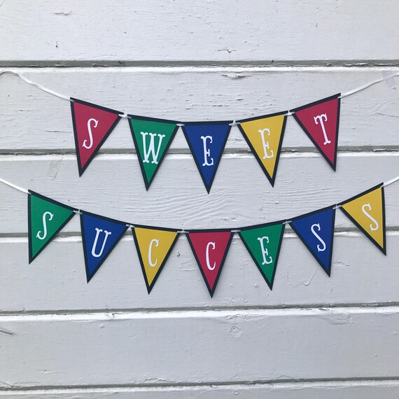 Graduation Candy Bar Sign - Candy Bar Banner - Sweet Success - Candy ...