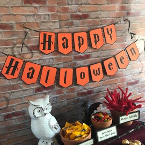Happy Halloween Banner - Etsy