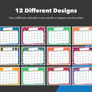 PRINTABLE Blank Calendars, Calendar Bundle, Fun Calendar, Print at Home ...