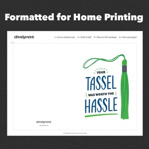 PRINTABLE Graduation Card Funny Card for Graduate Last Minute ...