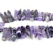 Natural Amethyst Stick Beads,raw Grain Amethyst Crystal Quartz Point ...