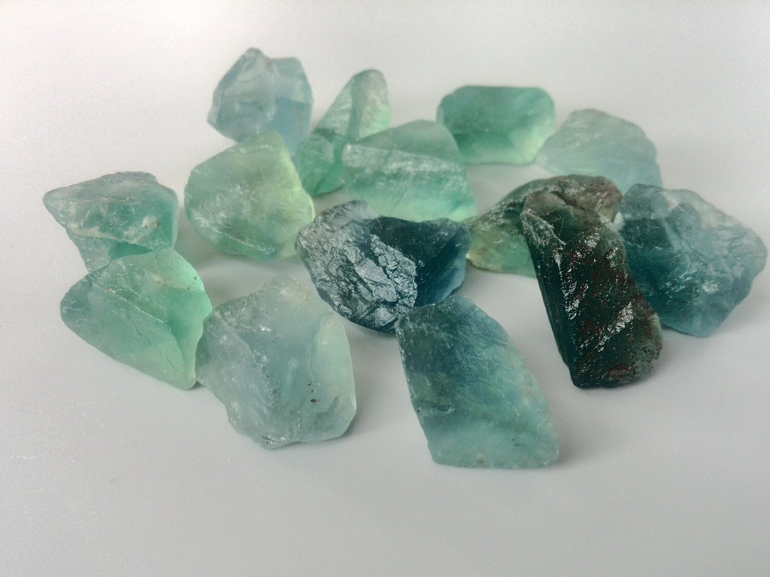 Blue Raw Fluorite Stone,fluorite Nugget Undrilled Rough Natural Loose ...