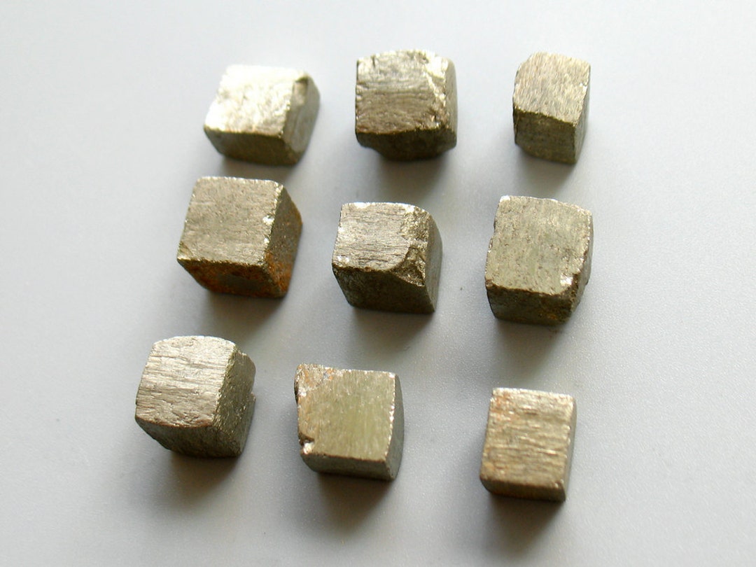 Cube Pyrite Specimens Nugget Undrilled ,iron Pyrite Rough Nugget,fools ...