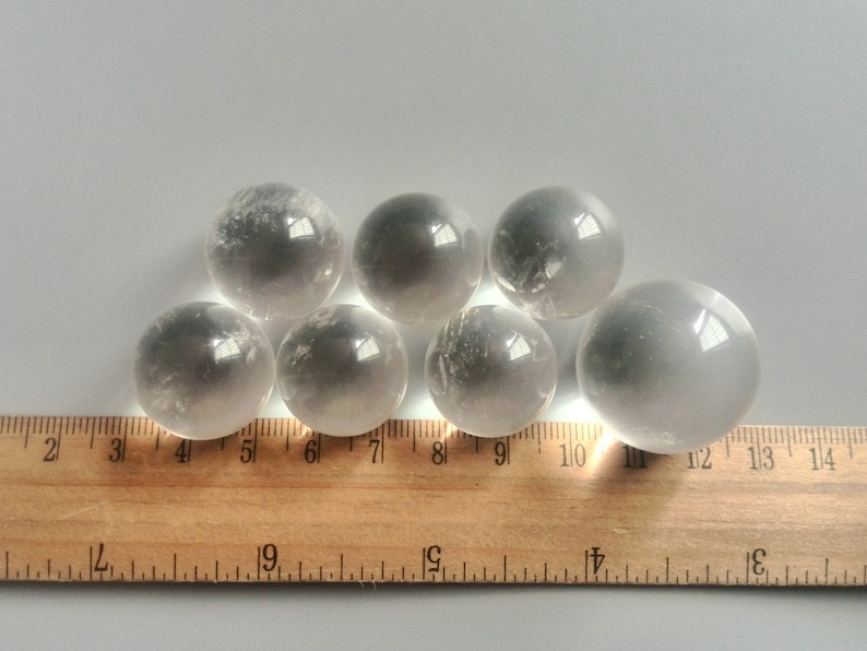 Clear Crystal Quartz Ball Sphere Natural Rock Quartz Sphere - Etsy