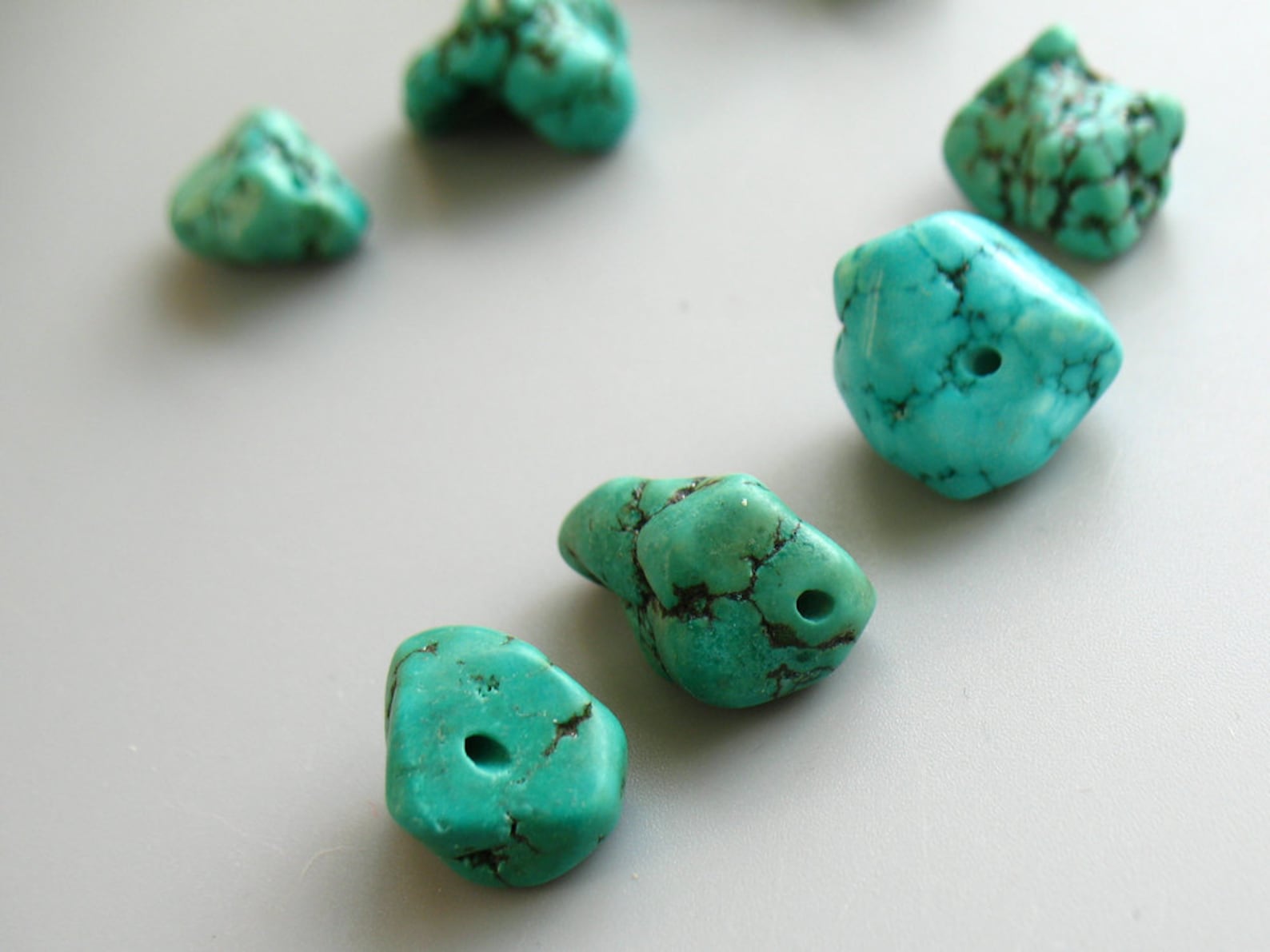 Raw Rough Turquoise Irregula ,natural Turquoise Stone Beads,raw ...