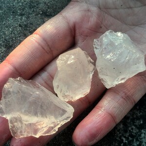Undrilled Raw Crystal, Rough Clear Quartz, Rock Crystal Raw Nugget ...