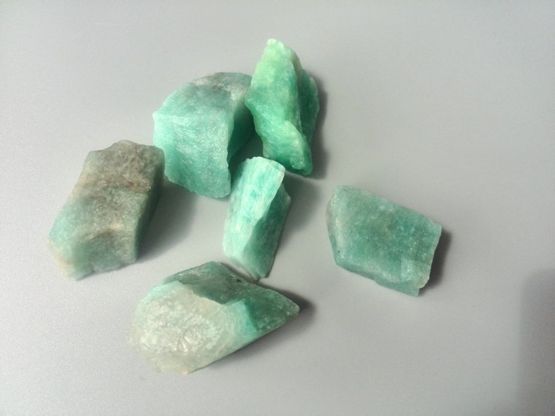 Amazonite Stone Raw Rough Natural Amazon Stone Undrilled Chunk,blue ...
